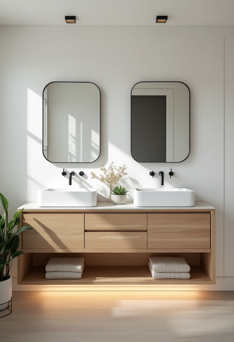 23 Trendy Farmhouse Bathroom Vanities That You'll Love - House My Way